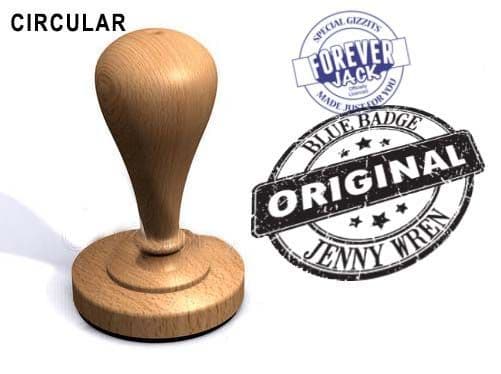 WRNS Stamp - WREN Original Blue Badge