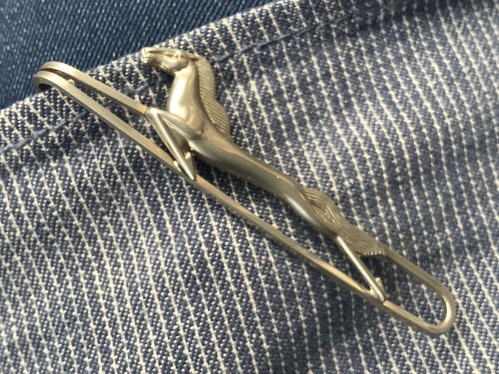 Sold Art Deco Style Horse - Vintage signed STRATTON Tie Clasp or Clip