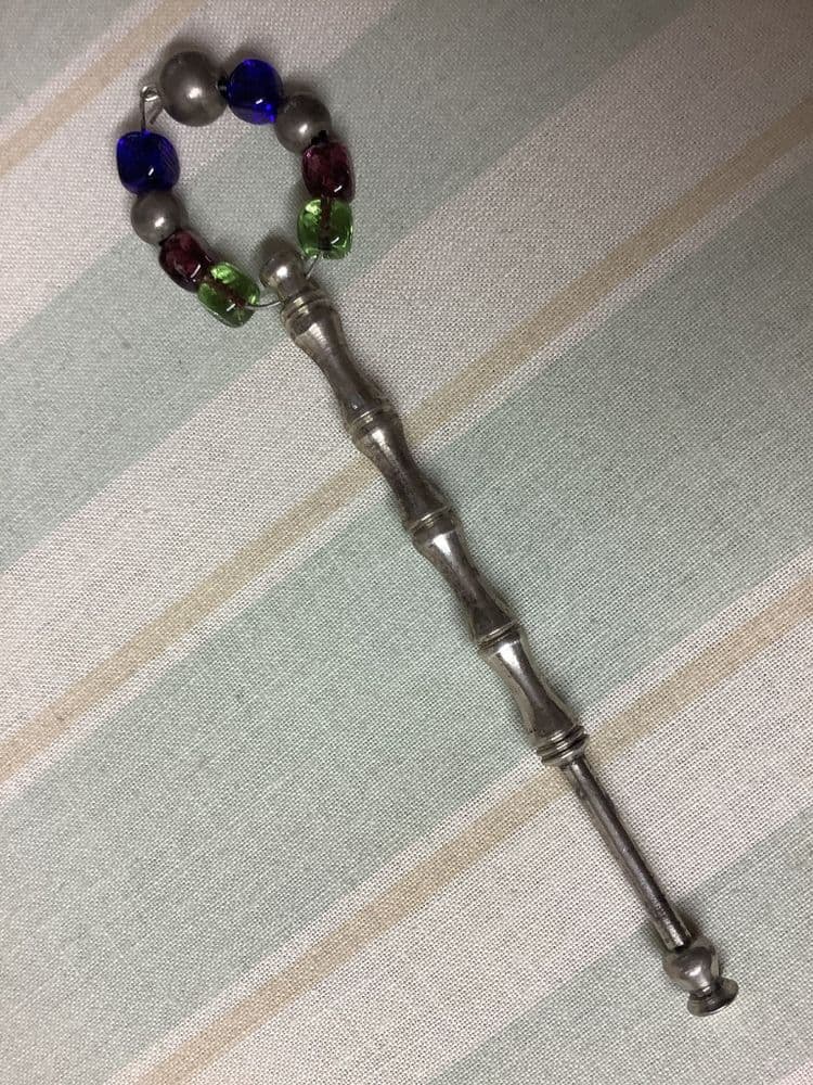 Sterling Silver Lace Bobbin - 1970s English Lacemaking Tool