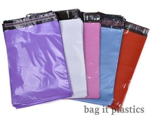 MAILING BAGS POSTAL SACKS ENVELOPES MAIL POST BAG BLUE PINK & PURPLE ...