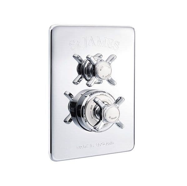 St James Classical Concealed Dual Control Thermostatic Shower Valve ...
