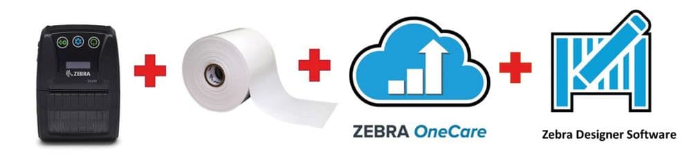 ZD621 Linerless Label Print Solution Bundle, Zebra ZD621 linerless ...