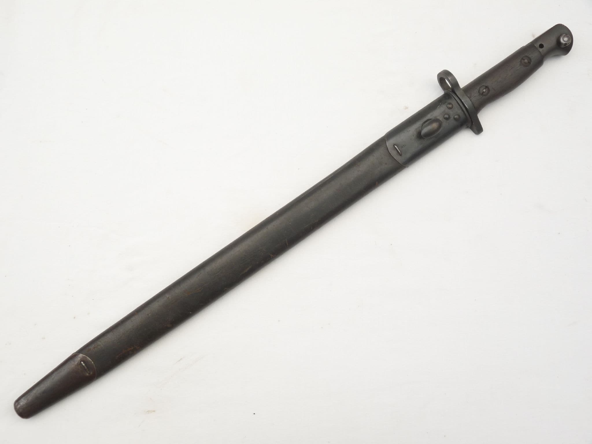 British Pattern 1907 bayonet Sanderson made 1917 dated 1F 356 marked SOLD