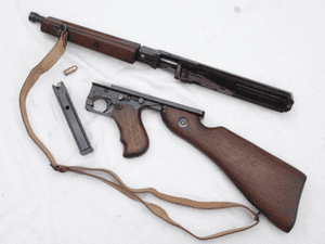 Deactivated American Thompson M1 45 cal smg SOLD