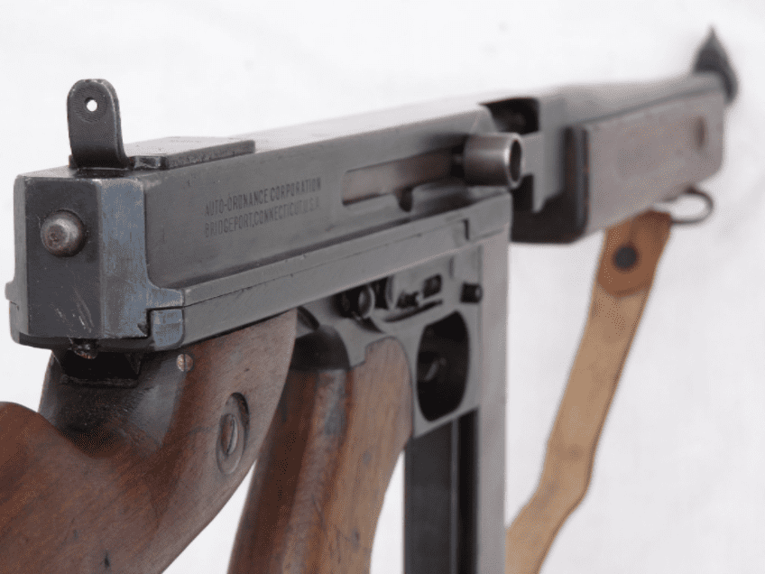 Deactivated American Thompson M1 45 cal smg SOLD