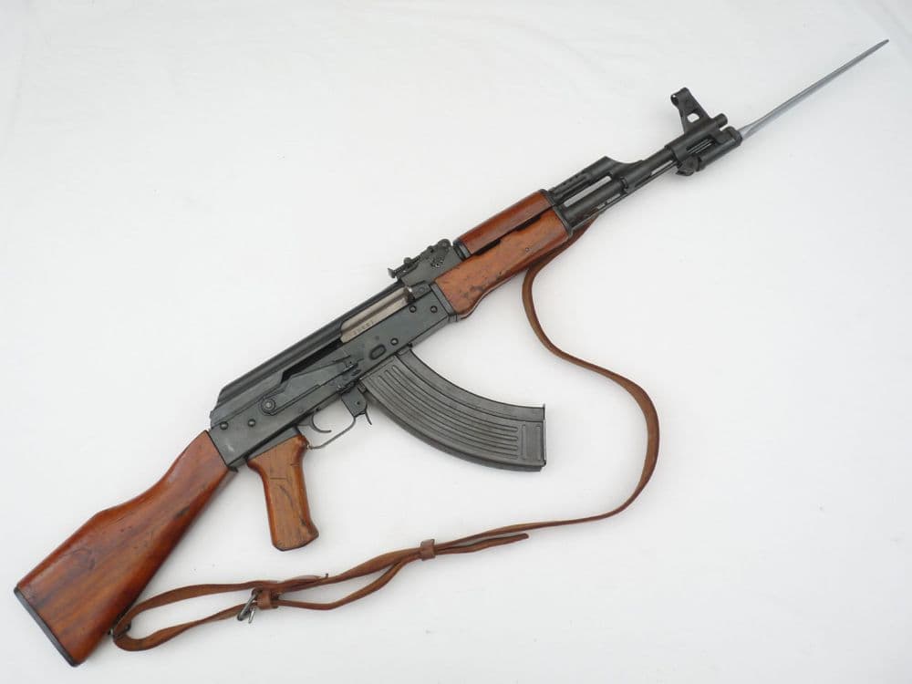 Deactivated Chinese Type 56 assault rifle with u/folding bayonet SOLD