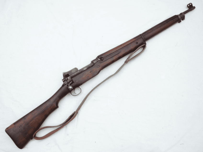 Deactivated Enfield P14 rifle Eddystone made matching bolt serial ...