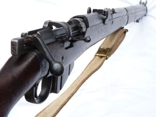 Deactivated Lee-Enfield SMLE Mk3 rifle Enfield made 1916 dated with mag ...