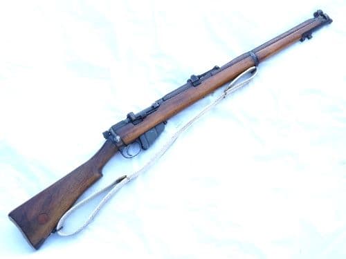 Deactivated Lee-Enfield SMLE Mk3 with mag cut-off 1931 dated Ishapore ...