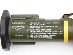 Deactivated M97 AT4CS HP HEAT 84mm Rocket Launcher