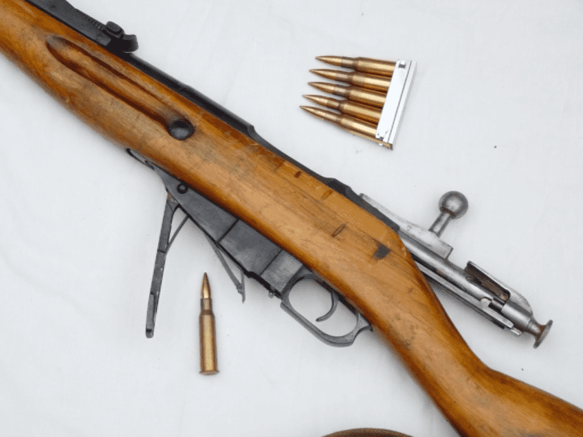 Deactivated Mosin-Nagant M38 Russian infantry carbine marked 1891/59 on ...