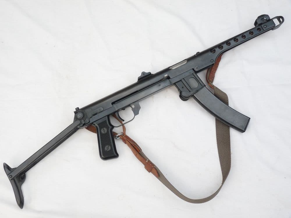 Deactivated Polish PPS-43 sub-machine gun kit 1955 dated