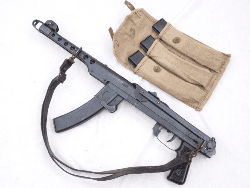 Deactivated Russian PPS-43 sub machine-gun 1944 dated sliding cocking ...