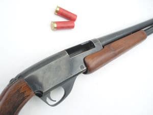Deactivated Savage model 30F 12 gauge pump-action shotgun SOLD