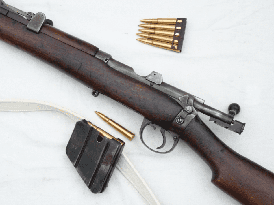 Deactivated SMLE Mk3 rifle Enfield made 1916 dated mag cut-off matching ...