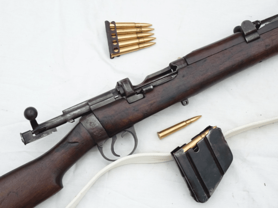 Deactivated SMLE Mk3 rifle Enfield made 1916 dated mag cut-off matching ...