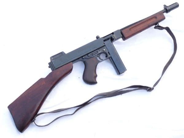 Deactivated Thompson M1928 A1 45 cal submachine gun SOLD