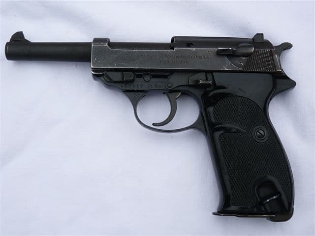 Deactivated Walther P38 9mm automatic pistol 1958 dated SOLD