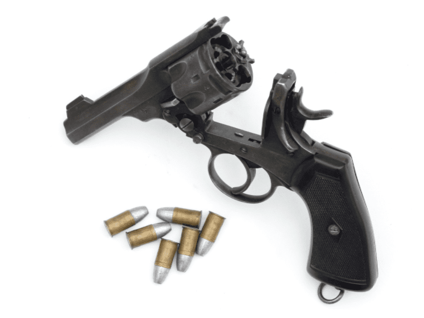 Deactivated Webley mk VI service revolver 1917 dated RAF marked early ...