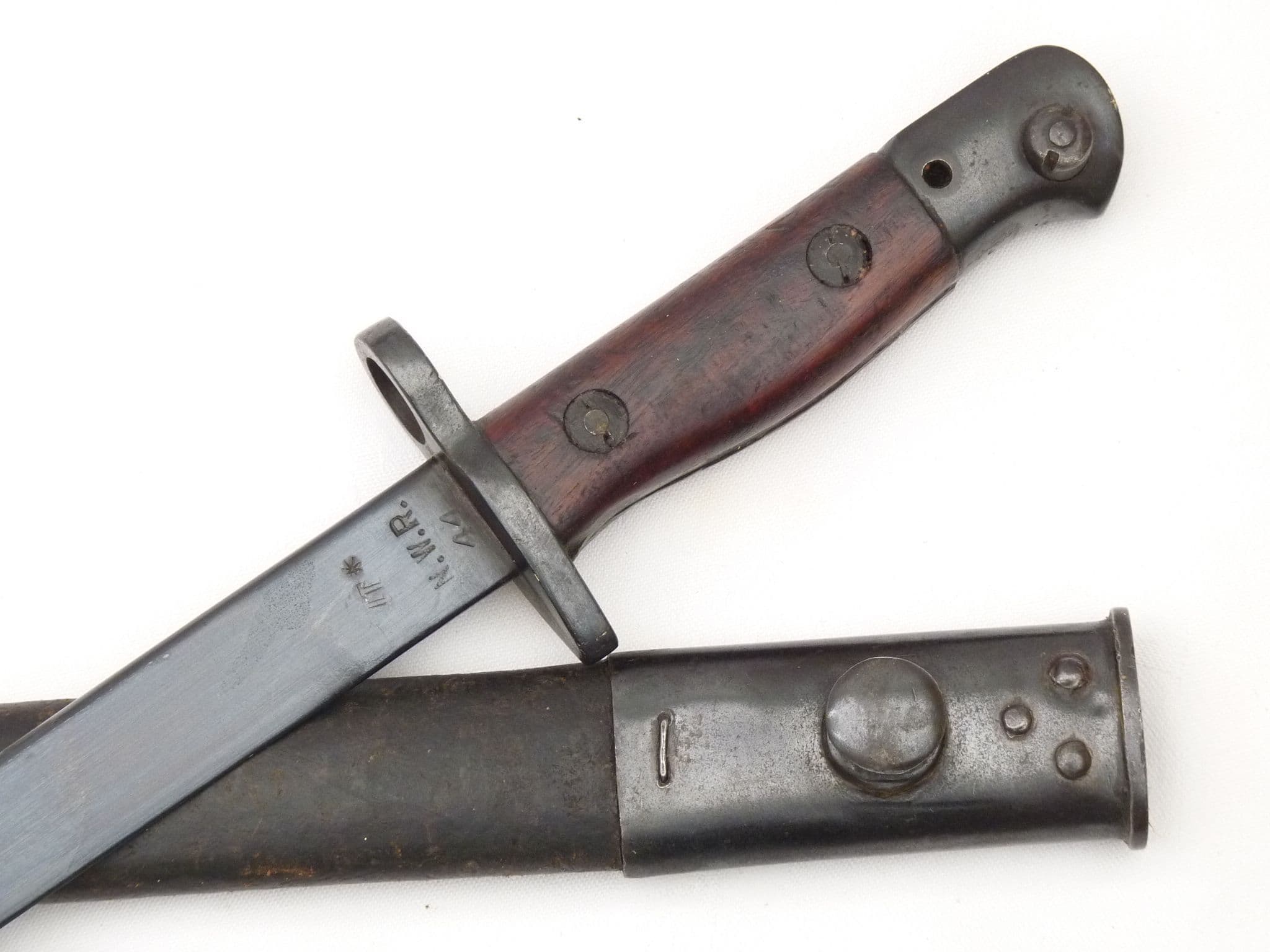 Indian SMLE Bayonet No 1 mk II and frog NWR made 1944 dated SOLD