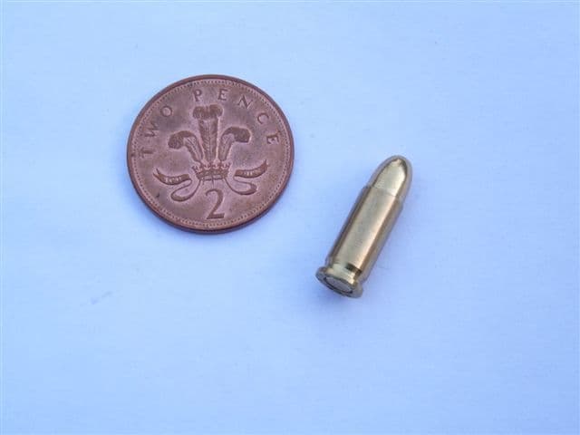 Inert 0 25 inch/6 35mm ACP pistol cartridge