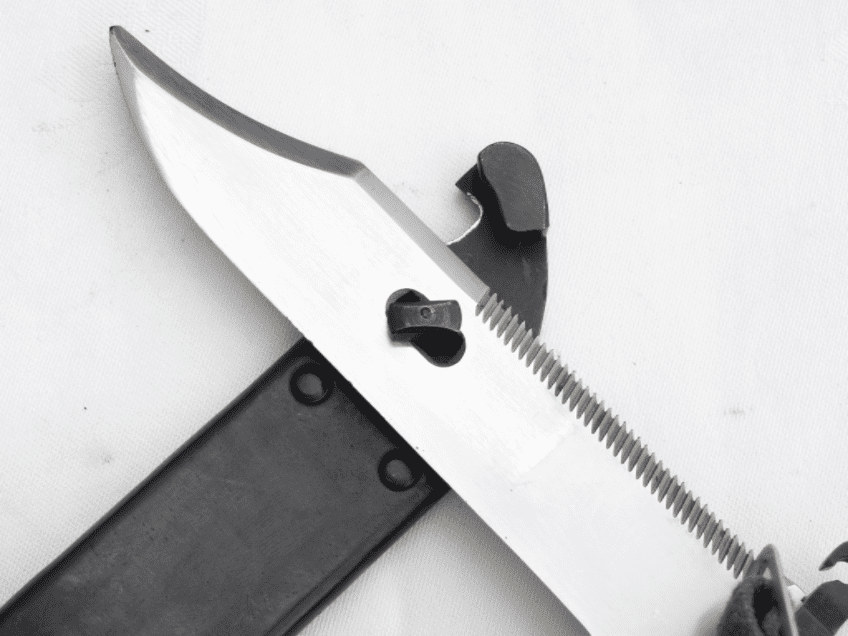 Rumanian made Kalashnikov AKM Type 1 bayonet with scabbard and hanger SOLD