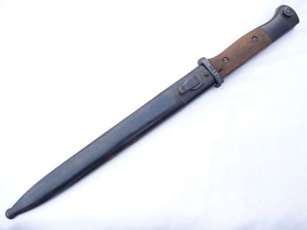 Spanish Standard-Modell German pattern M1943 bayonet and scabbard SOLD