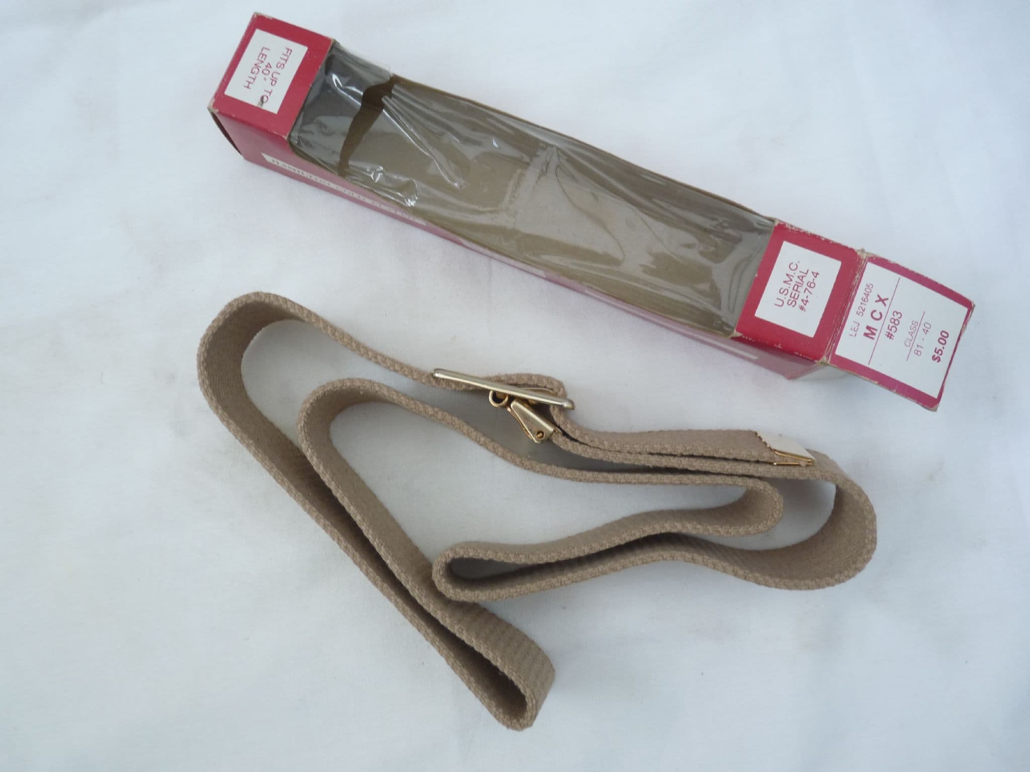 USMC Officer s belt genuine as-new issue item in box