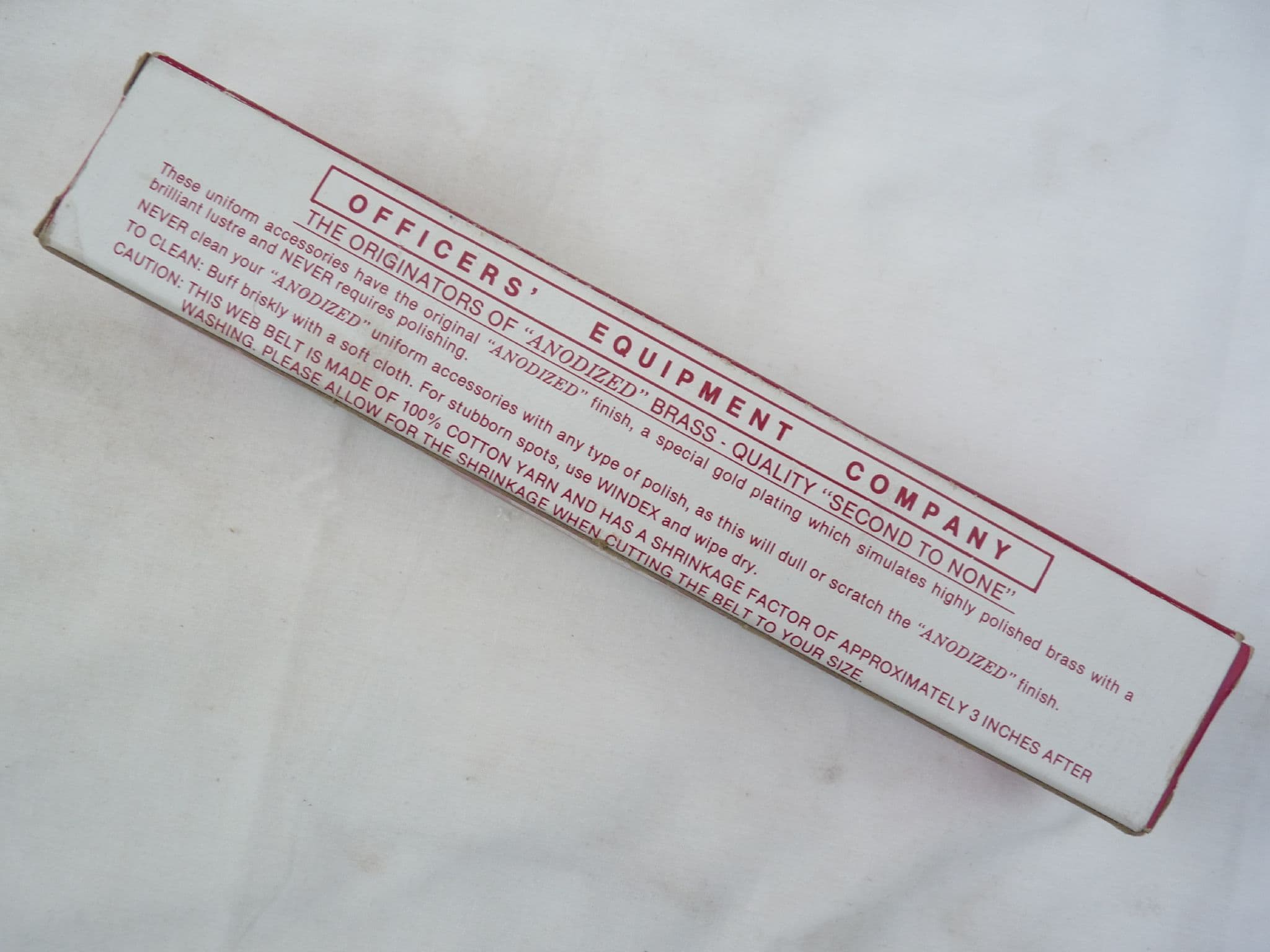 USMC Officer s belt genuine as-new issue item in box