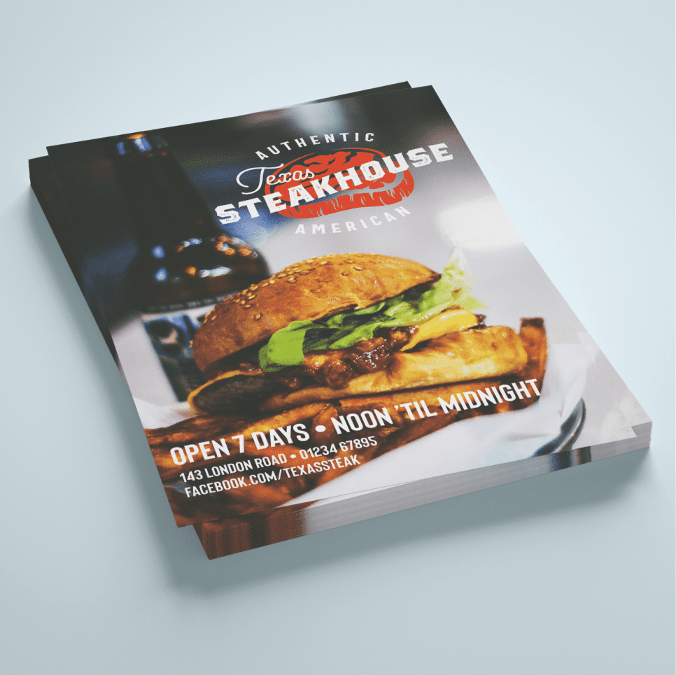 A4 Flat Leaflets/ Flyers | Leaflet & Flyer Printing UK | Bath Signs Digital