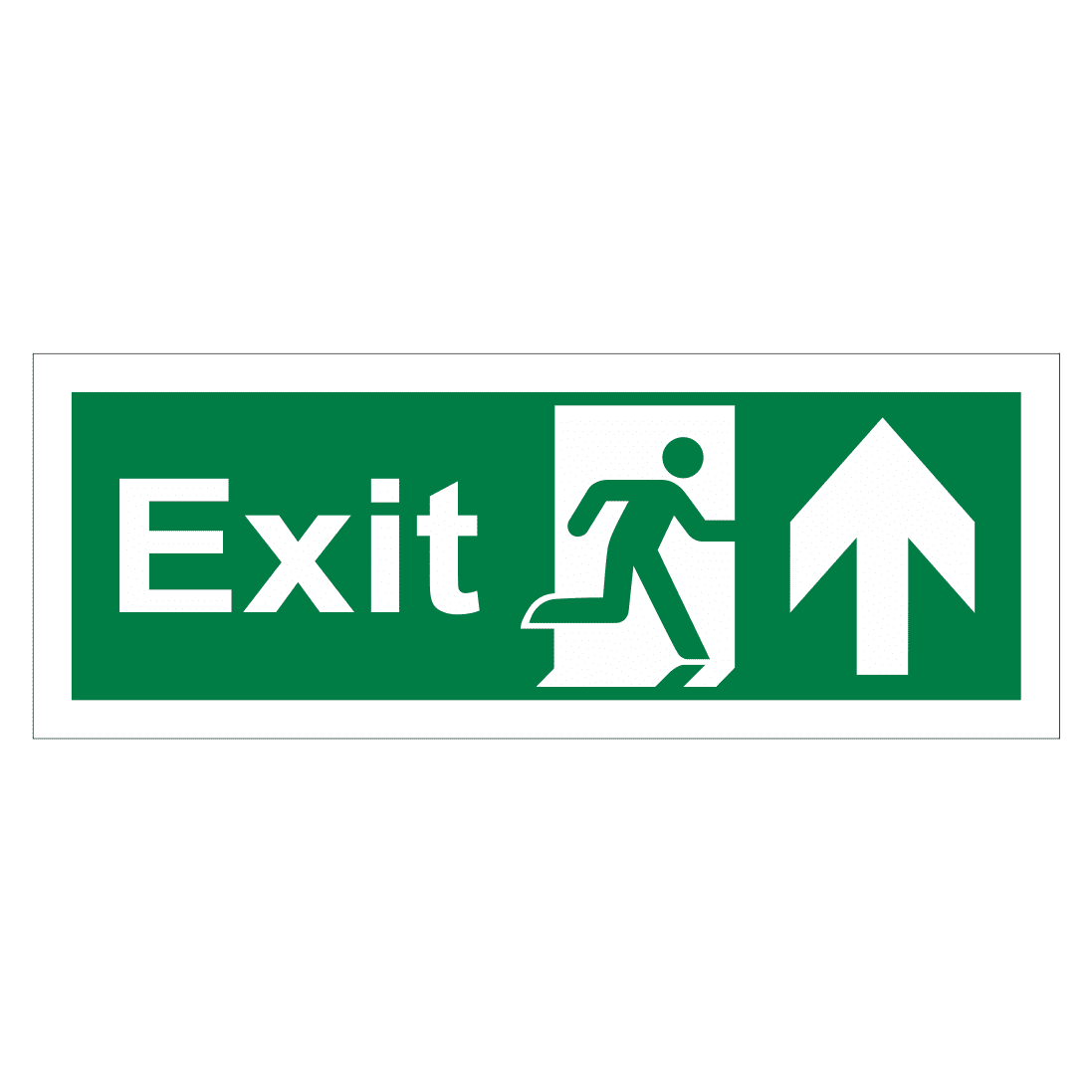 Exit Arrow Up Sign | Emergency Exit Sign | Bath Signs Digital