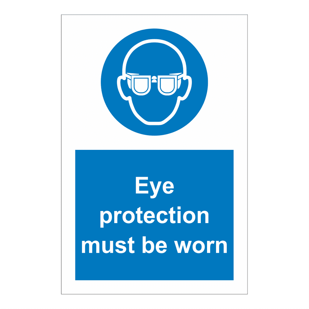 Eye Protection Must Be Worn Sign | Safety Clothing (PPE) Signs | Bath ...