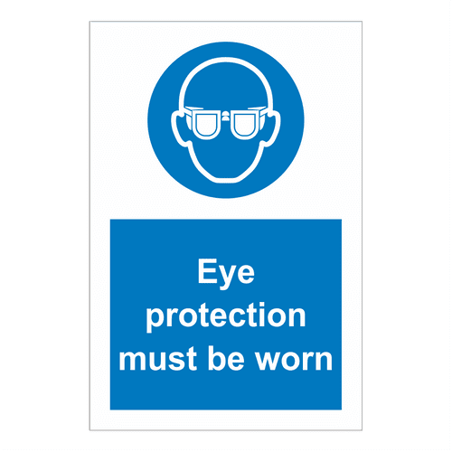 Eye Protection Must Be Worn Sign | Safety Clothing (PPE) Signs | Bath ...