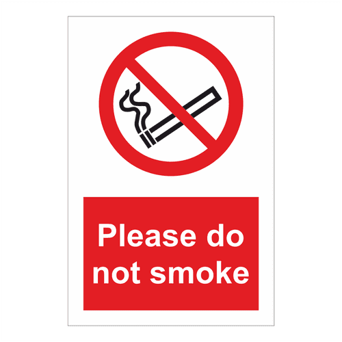 Please Do Not Smoke Sign | Smoking Signs | Bath Signs Digital