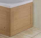 Croydex Unfold N Fit Light Wood Bath Panel with Lockable Storage Light Oak