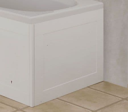 Croydex Unfold N Fit White Bath Panel with Lockable Storage