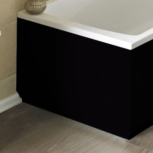 Hudson Reed Black 2 Piece adjustable Bath Panels