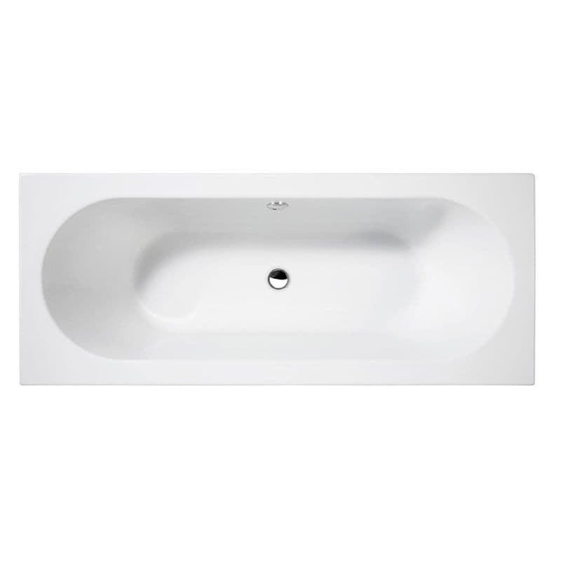 Hudson Reed Super Deep Double Ended Round Bath and Panel option