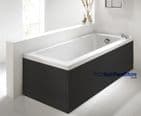 Luxury Black 2 Piece adjustable Bath Panels