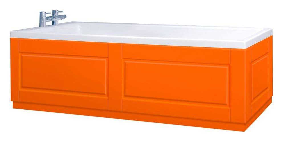 Shaker Style Orange 2 Piece adjustable Bath Panels