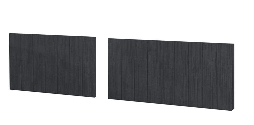 Split Black Graphite Bath Panels
