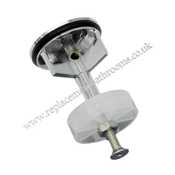 Basin waste pop up plug