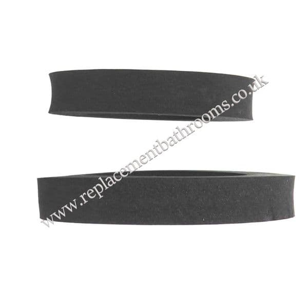 Close coupling foam doughnut washers for toilets 2 sizes pack