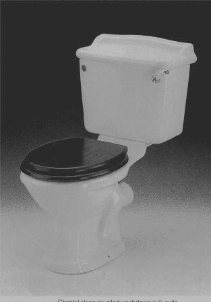 Toilet seat for Twyfords Caradon CHANTAL CN2109 WC pans solid wood