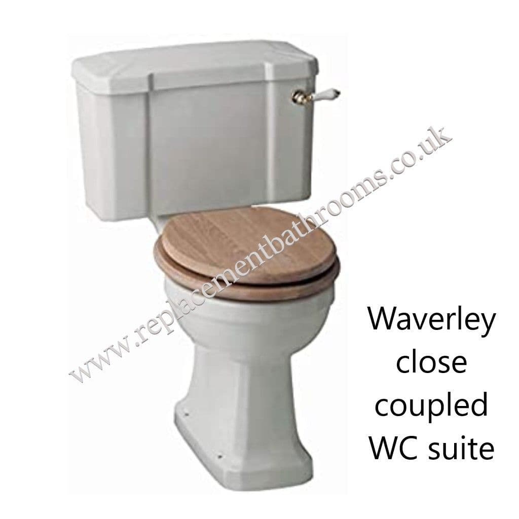 Trent Bathrooms WAVERLEY close coupled cistern replacement white