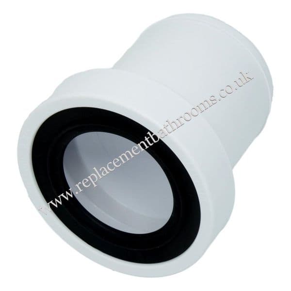 WC pan soil outlet spigot extension