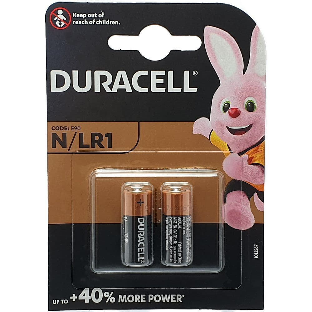 Duracell N MN9100 LR1 1.5V Alkaline Batteries (2 Pack) | Battery Buddy