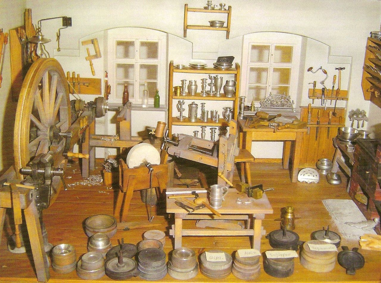 Le métier de potier d’étain