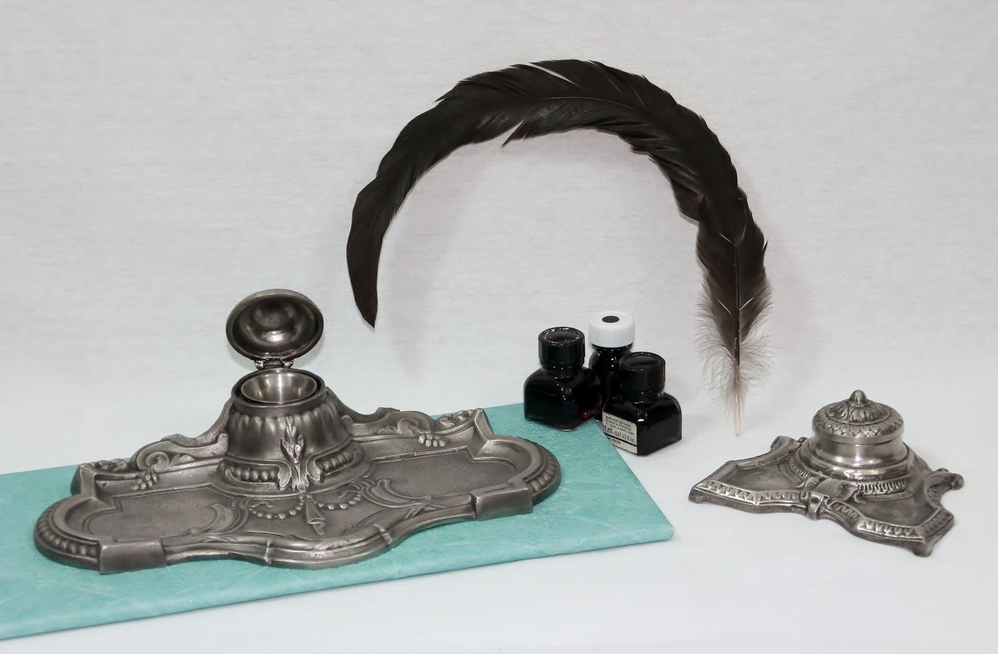 Encrier de notaire, style ancien