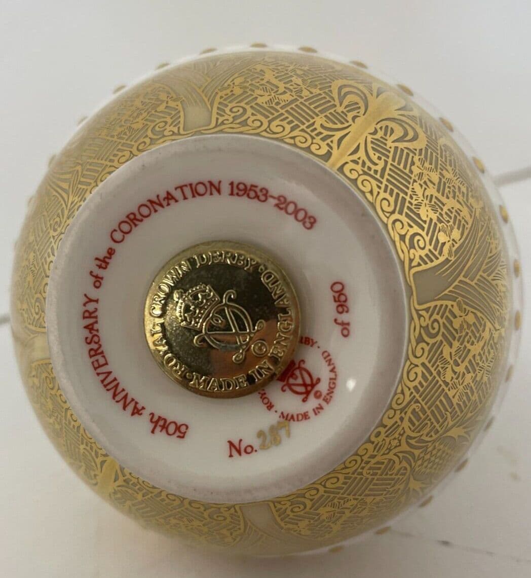 Royal Crown Derby Coronation Orb Paperweight